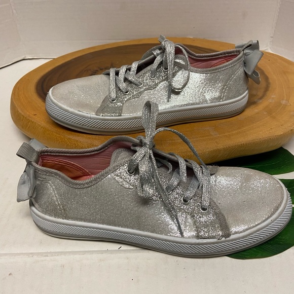Laura Ashley | Shoes | Laura Ashley Glitter Bows Sneakers | Poshmark
